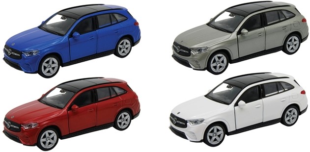 WELLY Mercedes-Benz GLC 4 sortiert im Display