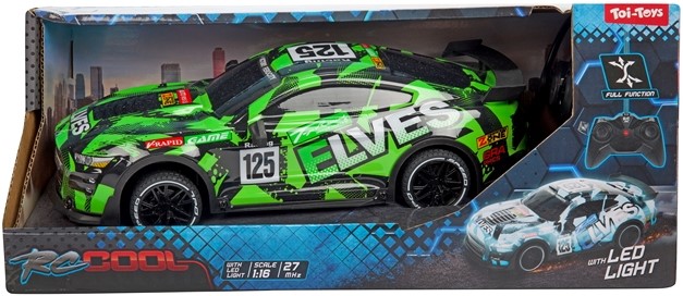 RC-COOL Rally (race) car -Elves-with light 1:16 2 assorted