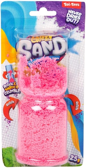 Rekbaar zand -Crazy Sand- 25gram 3 assorti