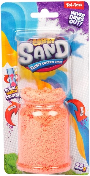 Rekbaar zand -Crazy Sand- 25gram 3 assorti