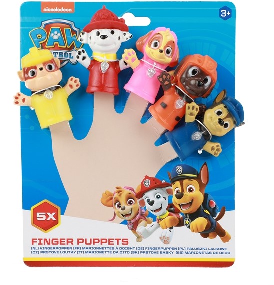 PAW PATROL Finger Puppets -5 characters