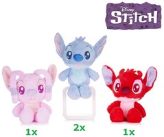 Disney Lilo & Stitch Chibi Pluche 3 assorti 25cm